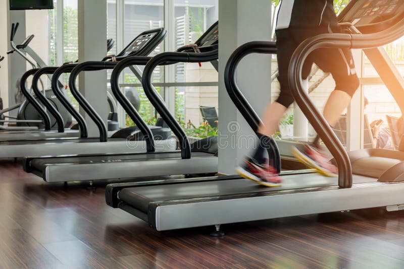 Fitness treadmill stock image. Image of health, endurance - 81748453