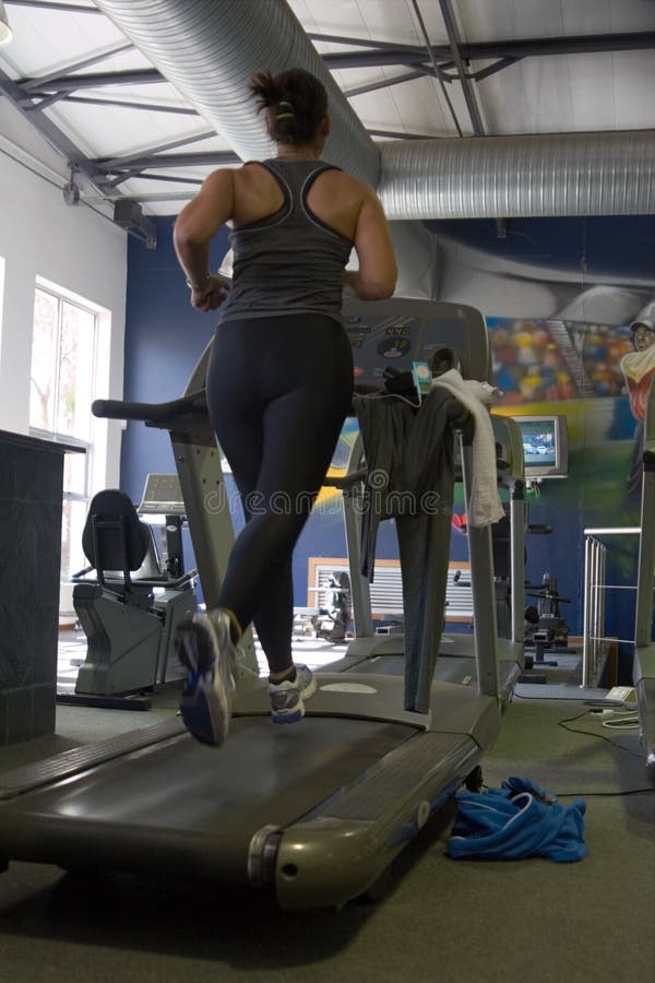 Fitness treadmill, gym stock photo. Image of fitness, exercise - 953260