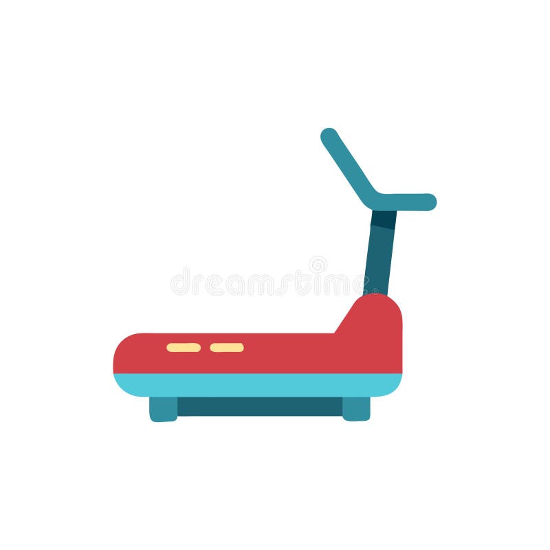 Fitness Treadmill Icon for Cardio Training Stock Image - Illustration ...