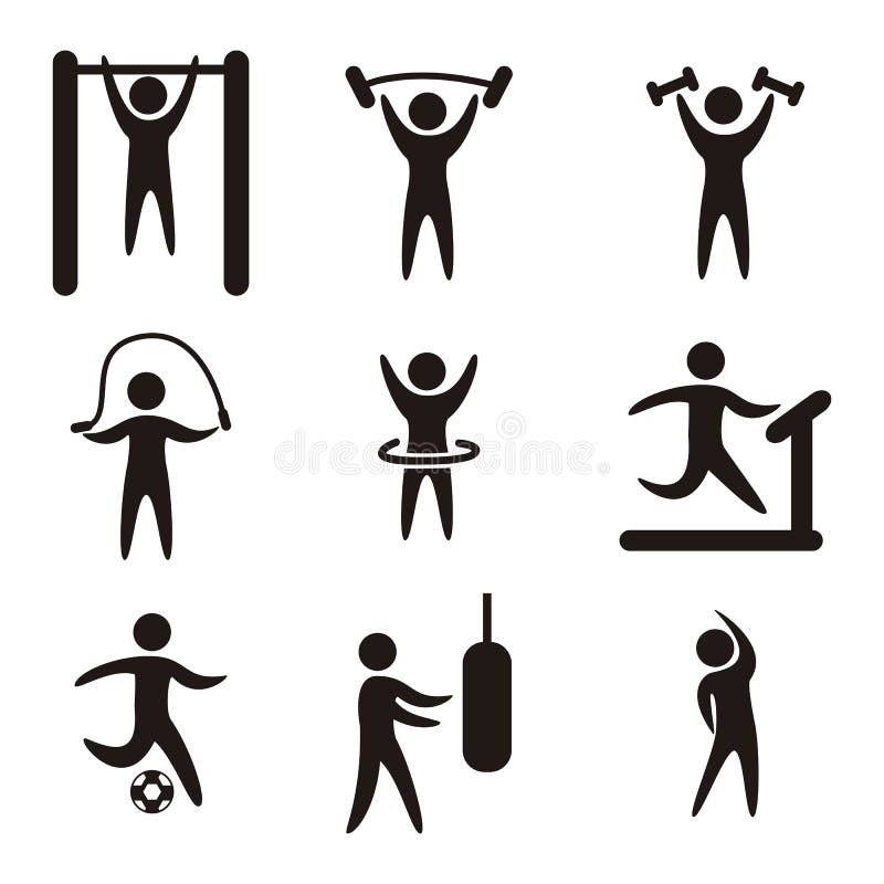 Fitness vector stock vector. Illustration of active, healthy - 30942409