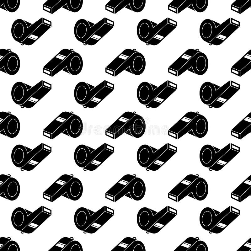 Fitness Whistle Pattern Seamless Vector Stock Vector - Illustration of ...