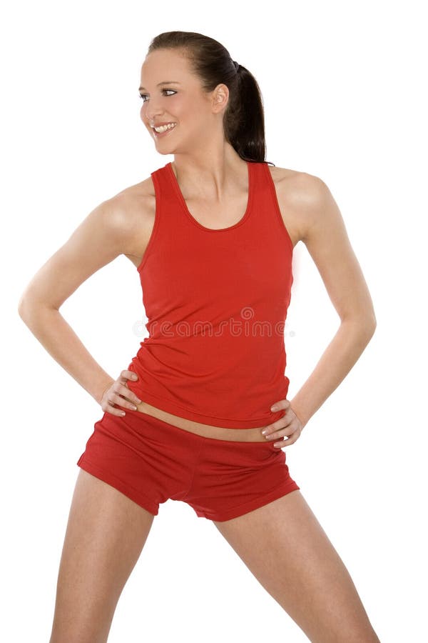 Fitness woman stock image. Image of body, shape, activity - 10136661