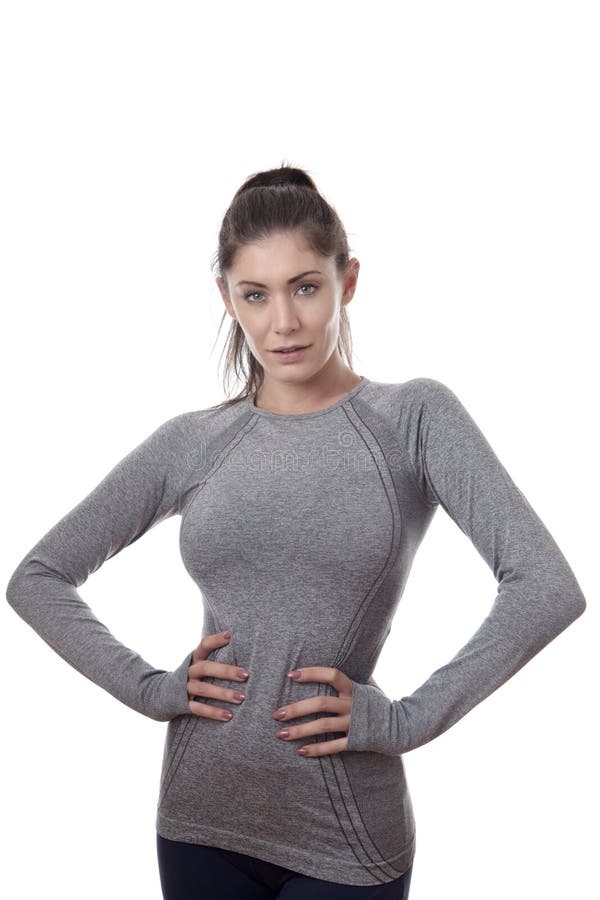 Working out is fun stock photo. Image of model, health - 100980954