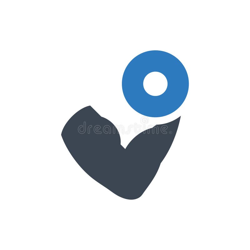 Fitness Workout Icon. Simple Vector Graphics Stock Vector ...