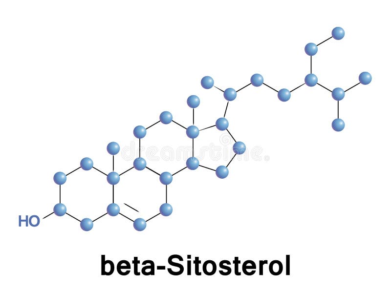 Fitosterol De Beta Sitosterol Ilustración del Vector - Ilustración de ...