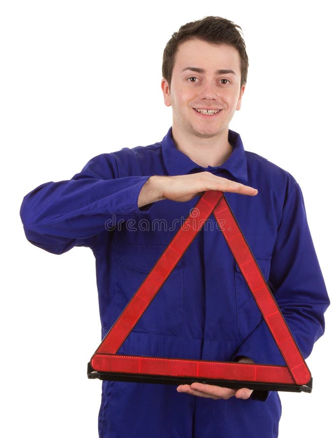 Fitter with triangle stock image. Image of breakdown - 24988009