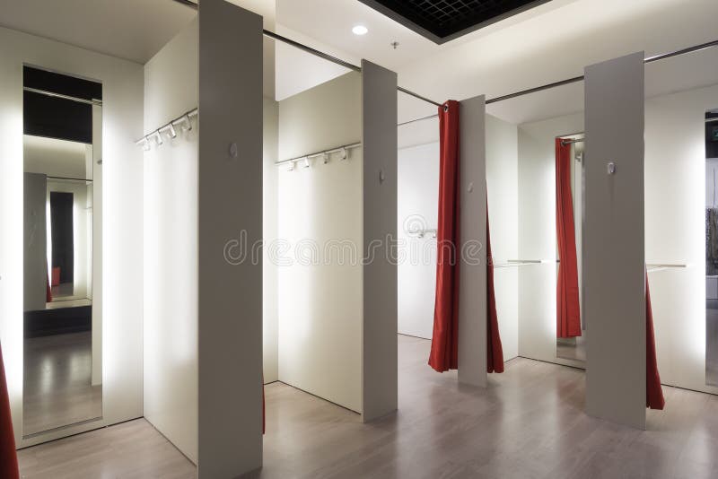 Fitting room interior stock image. Image of design, empty - 45570383
