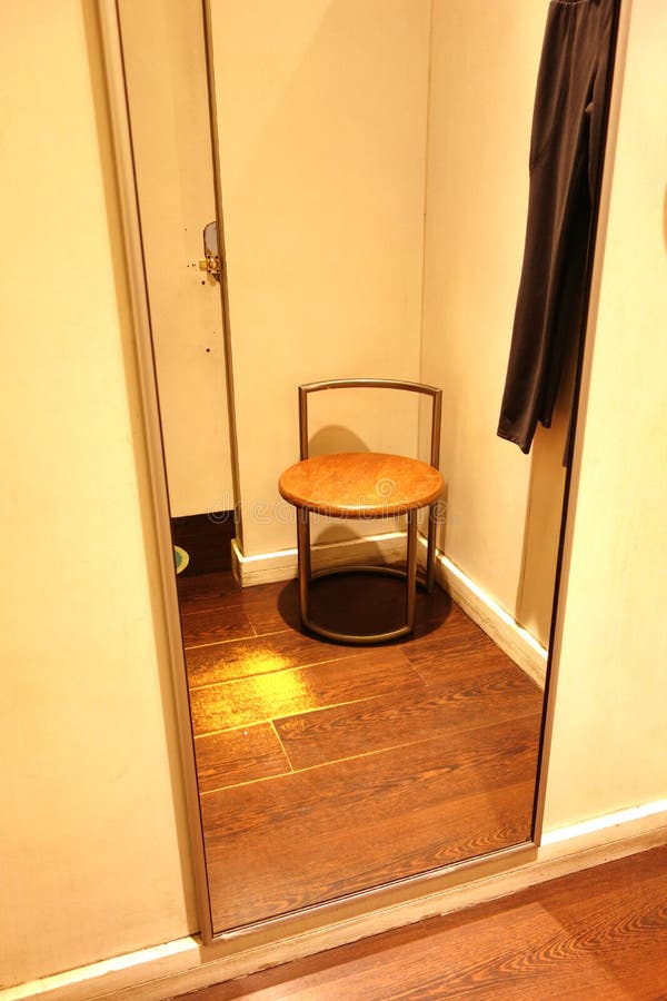 Fitting Room Interior in a Mall. Stock Image - Image of change, dress ...
