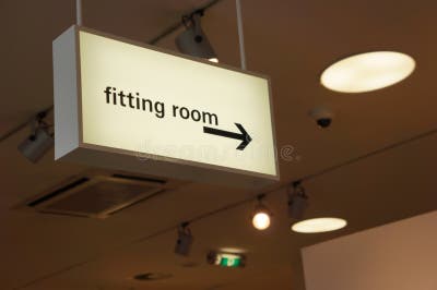 Fitting room sign stock photo. Image of room, text, fitting - 22496780