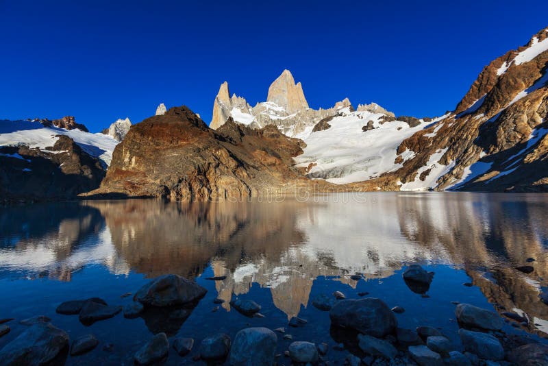 Fitz Roy image stock. Image du chili, trekking, élever - 54170811