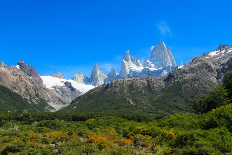 Fitz Roy Mountain Peak View Stock Image - Image of lagoon, cloud: 92945511