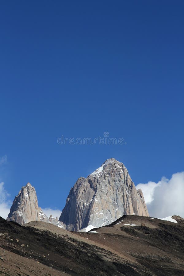 Fitz Roy stock photo. Image of patagonia, chalten, summit - 36702752