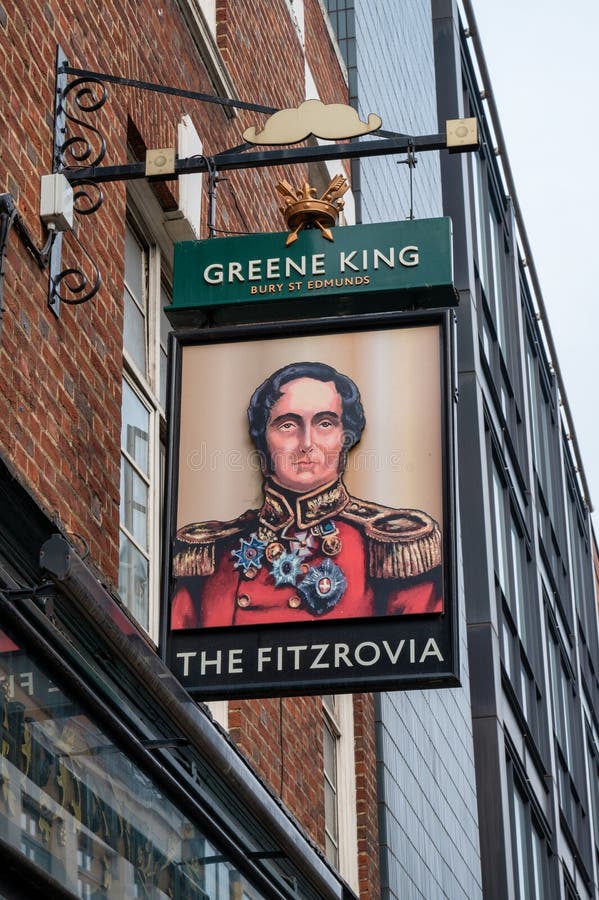 The Fitzrovia Pub editorial stock image. Image of landmark - 248679114