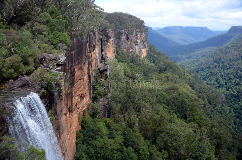 Fitzroy Waterfall in Morton National Park Stock Photo - Image of south ...