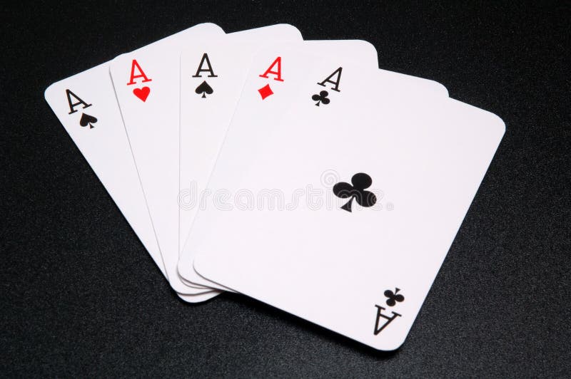 Five aces stock photo. Image of gambling, lucky, luck, cheating - 782568