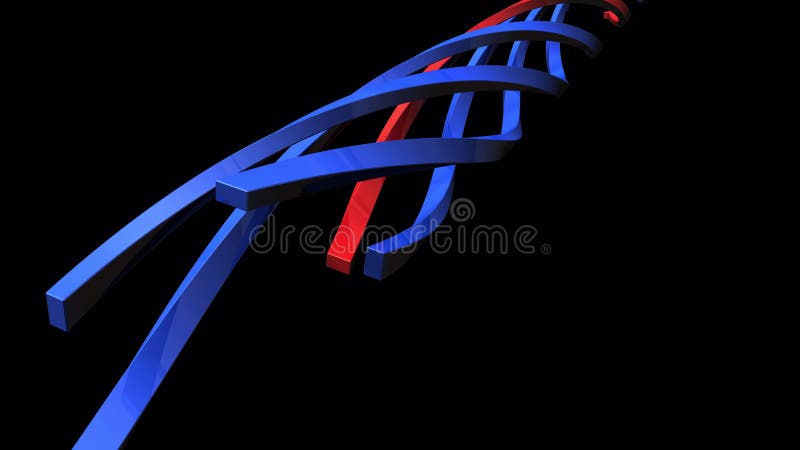 Five Arrows that Advance while Entwining in a Spiral. Abstract Concept ...