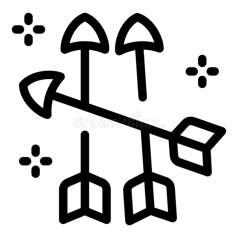 Five Arrows Pointing Different Directions Representing Business ...