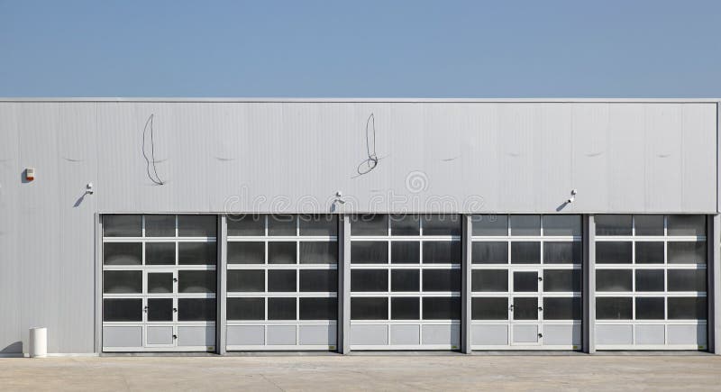 Garage Exterior stock image. Image of industrial, industry - 118977333