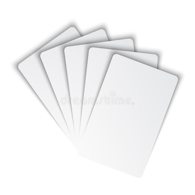 Blank Playing Cards Pack Stock Illustrations – 93 Blank Playing Cards ...
