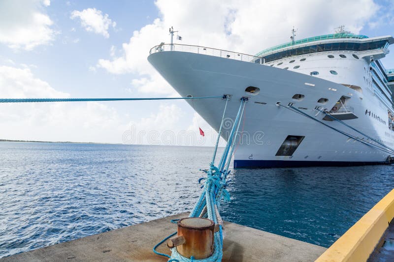 Five Blue Ropes To Cruise Ship Editorial Photography - Image of luxury ...