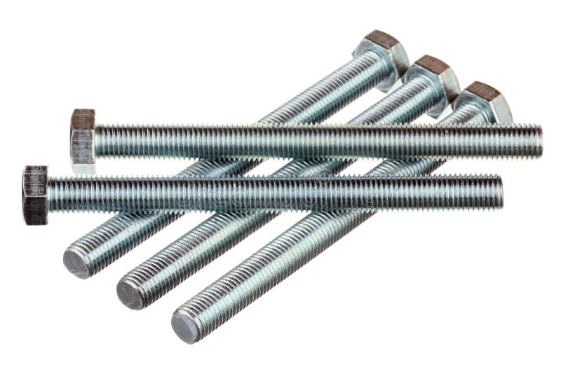 Six bolts stock image. Image of external, short, diameter - 7578671