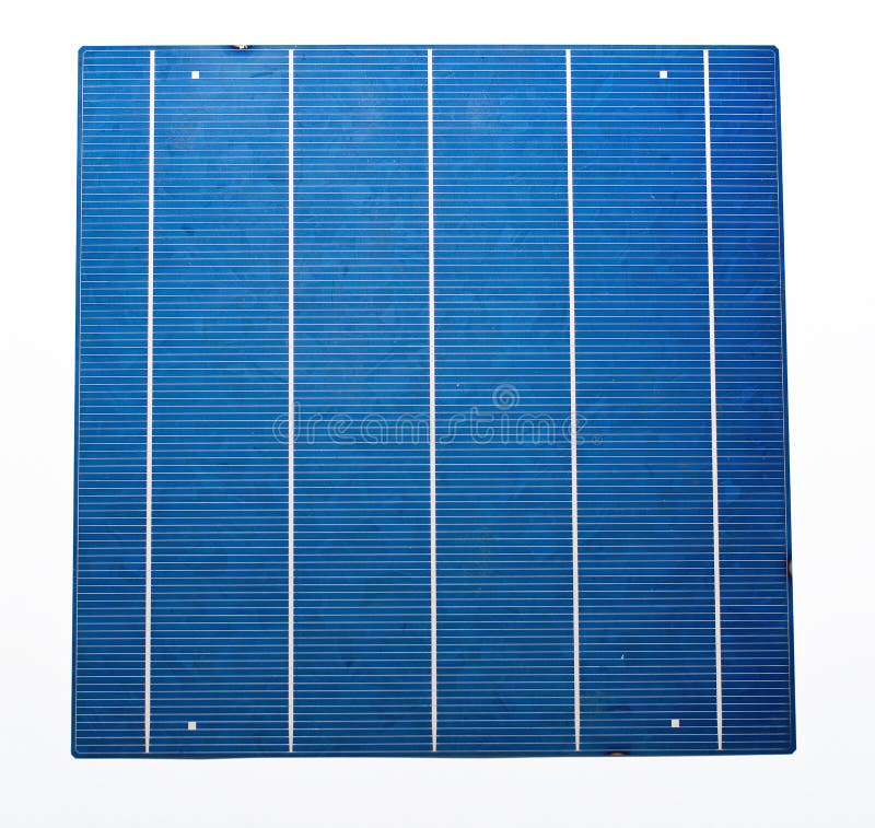 Five bus bar solar cells stock photo. Image of production - 45655428