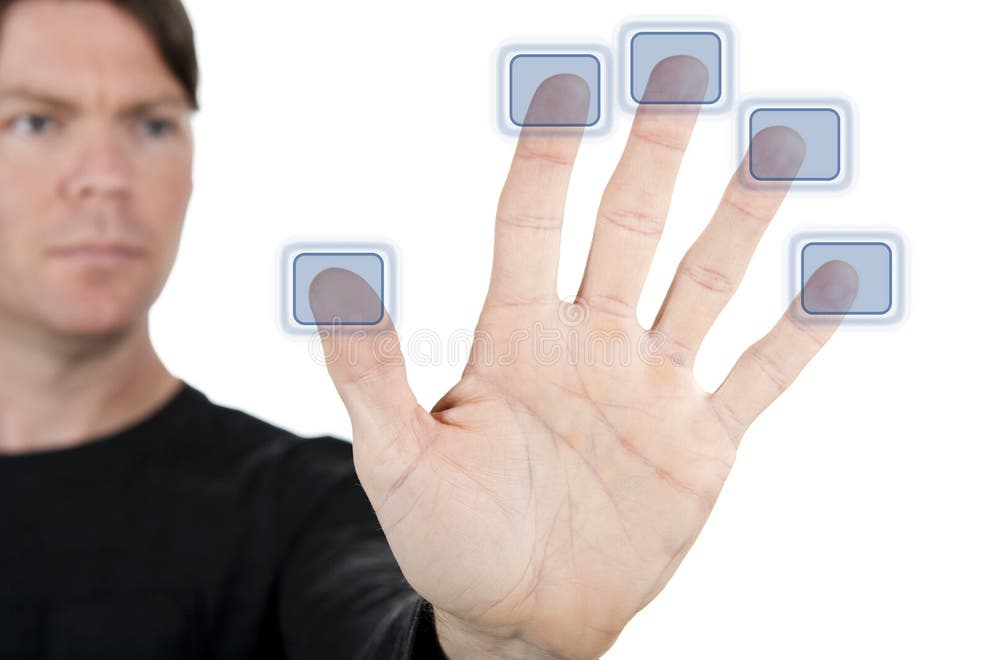 Five buttons stock image. Image of computer, digital - 23177625