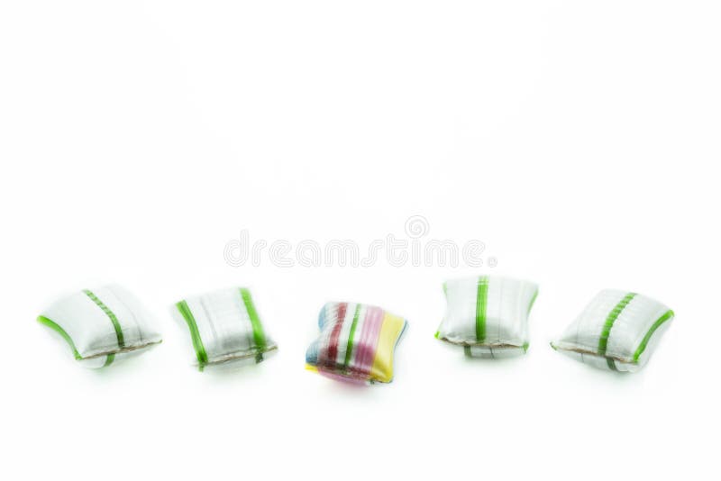 Set of five candies stock image. Image of childhood, holiday - 34543353