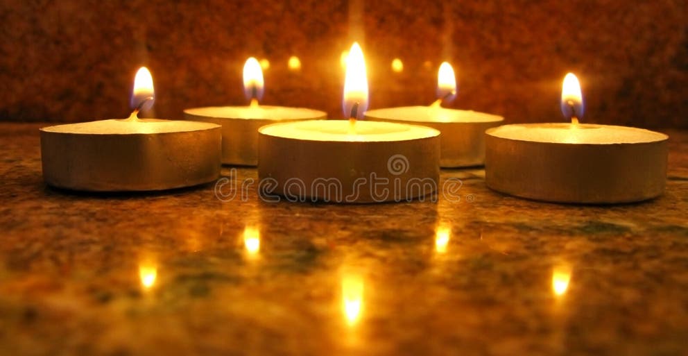 Five candles stock image. Image of candle, warming, five - 13547129