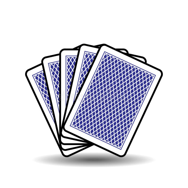 Five Cards Vector Illustration Stock Vector - Illustration of jack ...