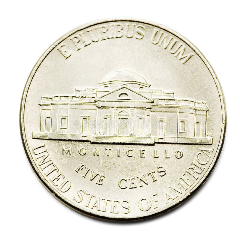 Five cents stock photo. Image of jefferson, five, liberty - 42462