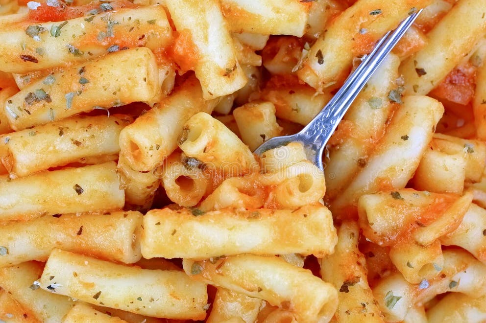 Five Cheese Ziti Meal Up Close Fork Stock Photos - Free & Royalty-Free ...
