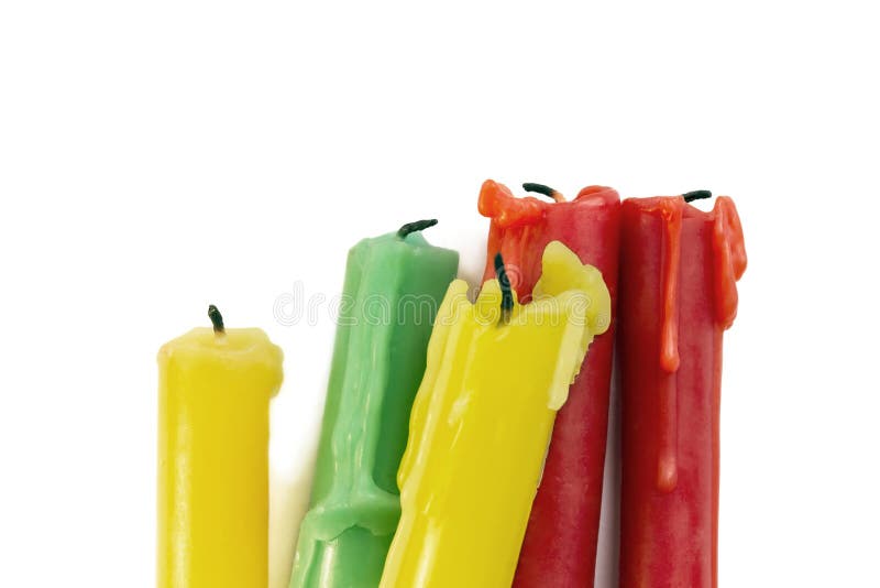 Colored candles stock image. Image of objects, bright - 30018387