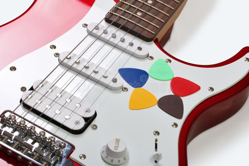 Colored Guitar Picks stock photo. Image of blue, color - 12790632