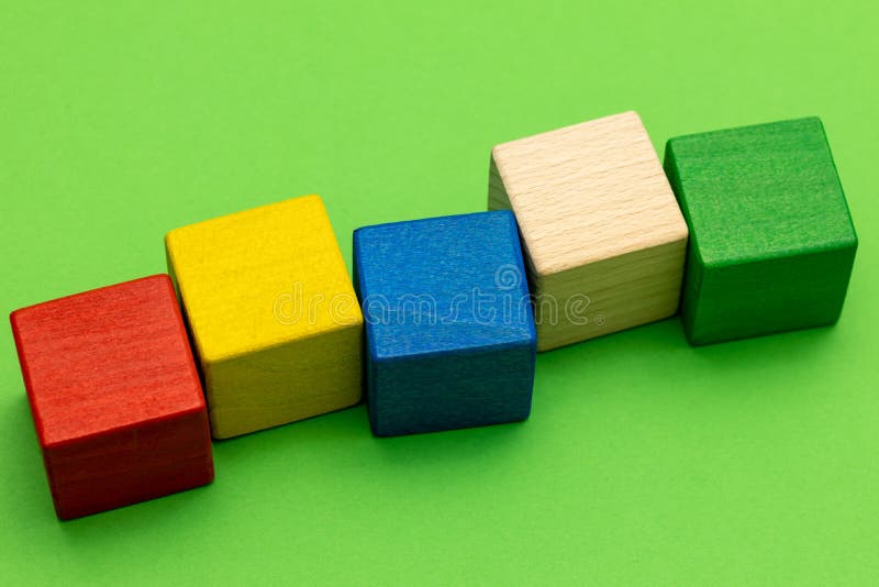 Colored Blocks with ESG Text, Concept of Environmental, Social and ...