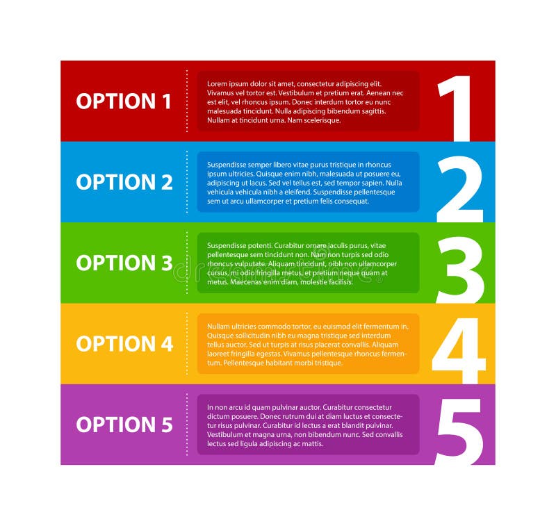 Five Web Banners with Glowing Lights in Corporate Glossy Style Stock ...