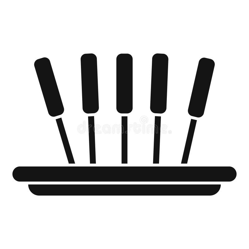 Five Corn Dogs Standing Upright in a Rectangular Tray Stock ...