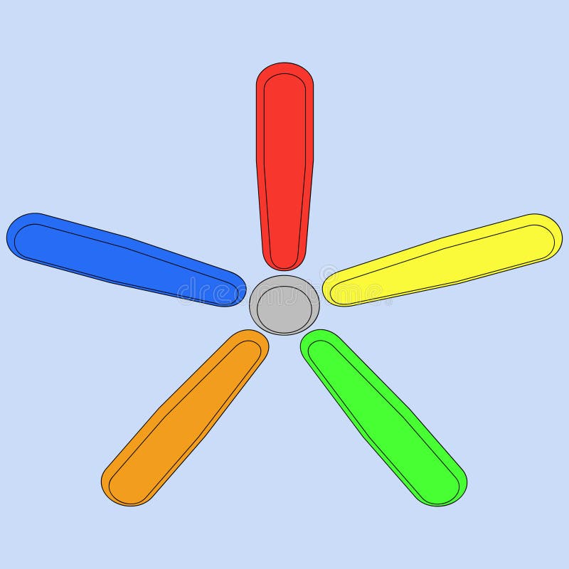 Five 3d exclamation marks stock vector. Illustration of exclamation ...