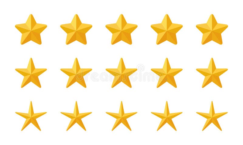 Five 3d Star Review Icon in Rounded Style. Customer Satisfaction ... Five 3d Star Review Icon in Rounded Style. Customer Satisfaction ...