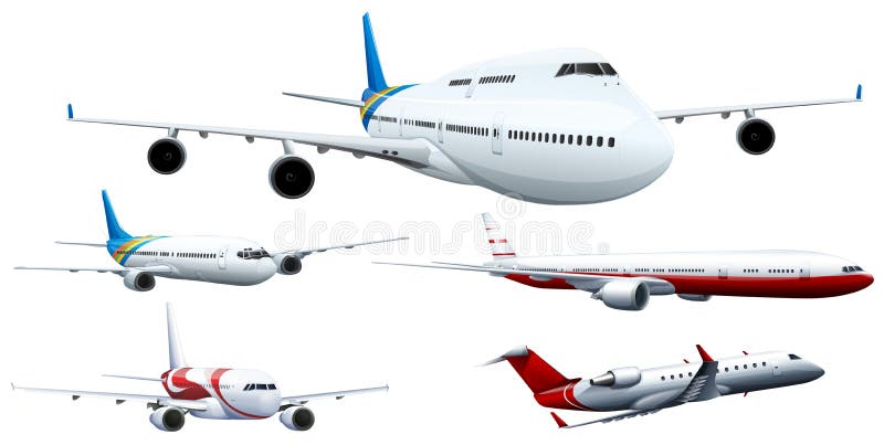 Five Airplanes Stock Illustrations – 53 Five Airplanes Stock ...