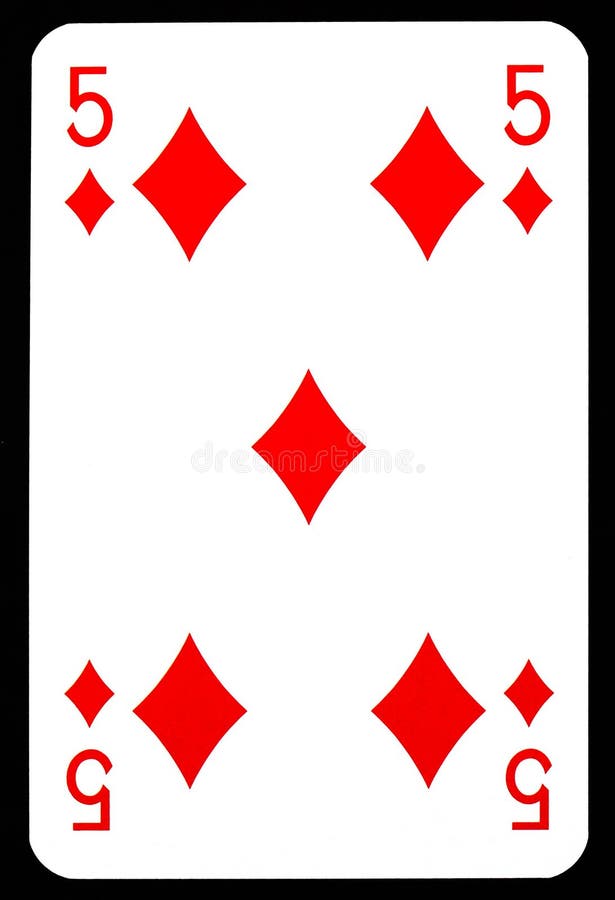 157 Five Hearts Playing Card Isolated White Stock Photos - Free ...