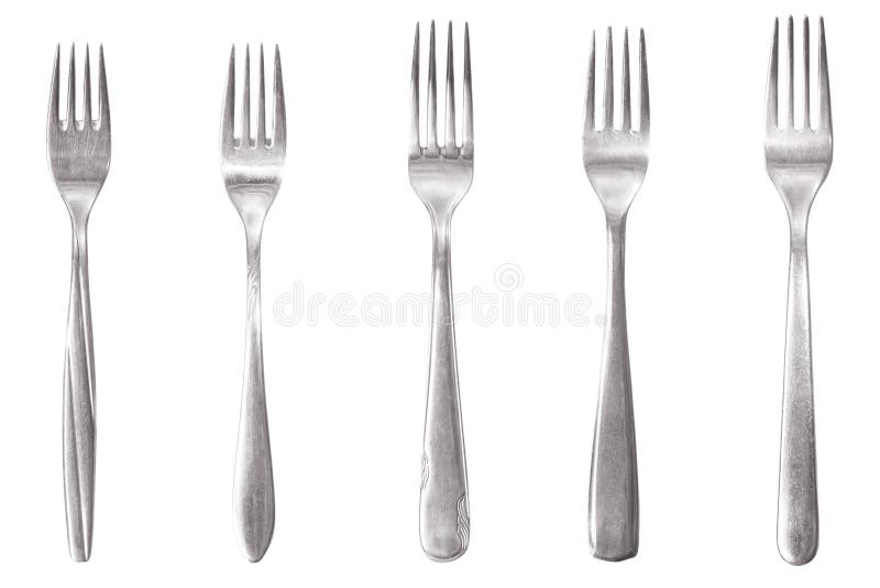 Five different fork stock image. Image of banquet, cuisine - 47554213