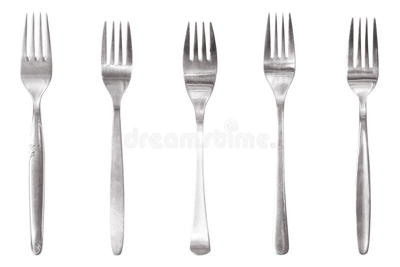 Five different fork stock photo. Image of cutlery, cooking - 47554212