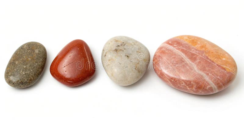 Zen Stones on White Background Stock Illustration - Illustration of ...