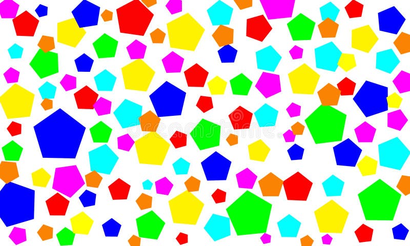 Five-dimensional Background Colorful,Abstract Art. Stock Illustration ...