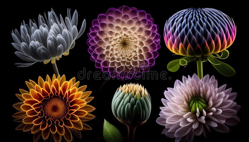 Five Elements in Harmony, Made with Generative AI Stock Illustration ...