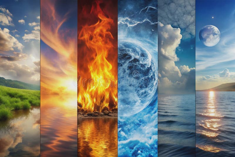 Earth Fire Sky Air Stock Illustrations – 1,496 Earth Fire Sky Air Stock ...