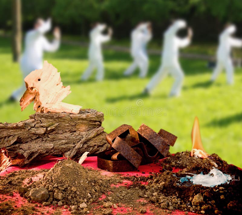 Five Elements of Nature Air Water Fire Earth Space Stock Photo - Image ...