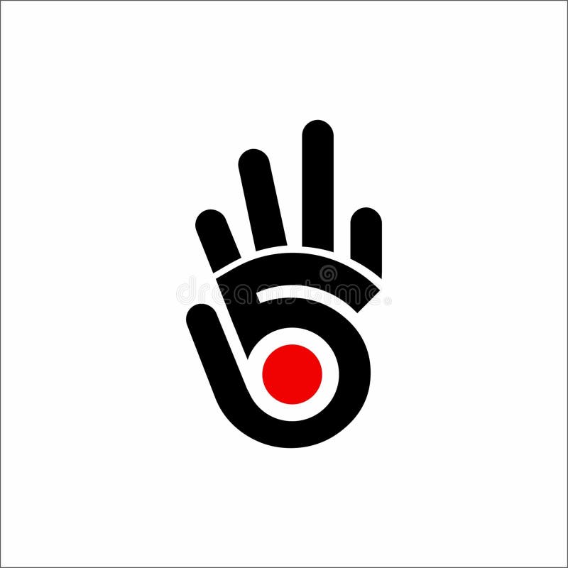 Five fingers abstract stock illustration. Illustration of line - 337107794