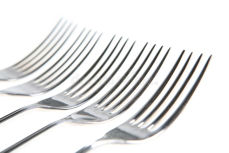Forks stock photo. Image of closeup, table, flatware, poke - 125040